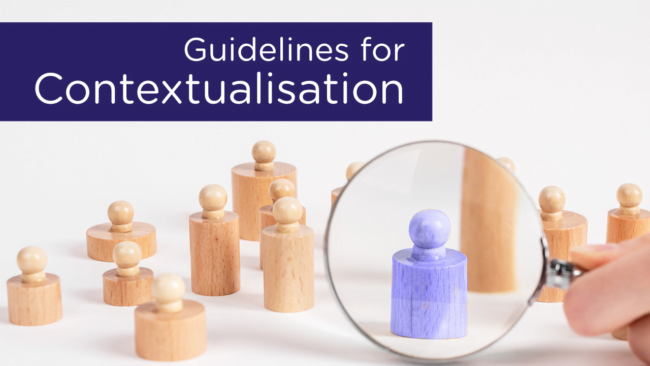 What are the guidelines or rules for contextualisation? - Accellier ...
